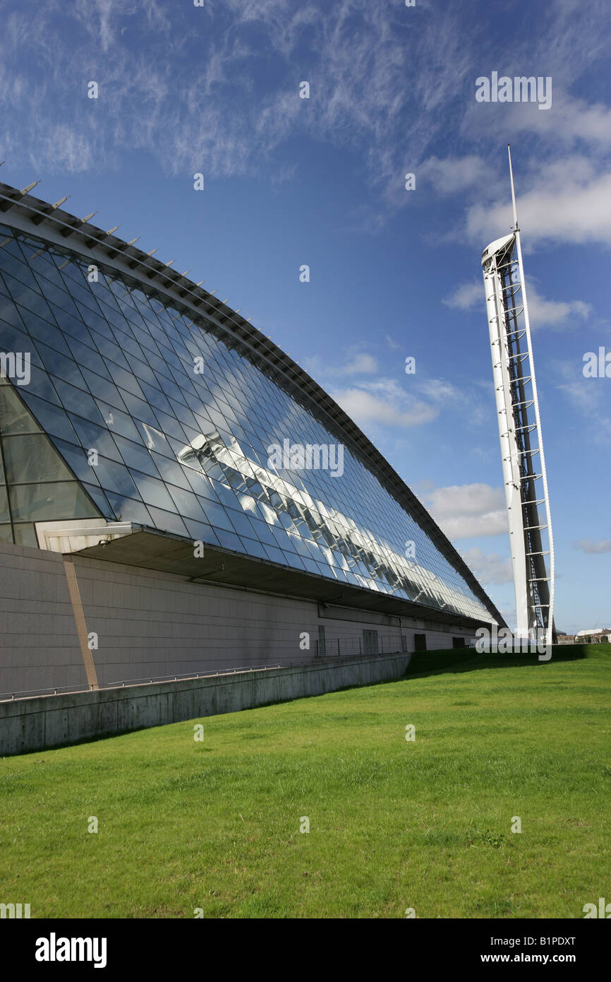 City of Glasgow, Scotland. The Glasgow Tower and Science Centre at ...