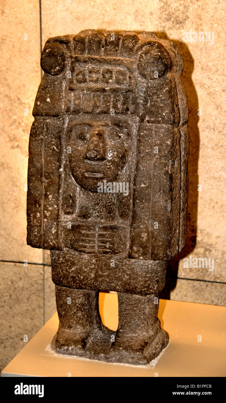 Figure of Chico Aztec 1300 1521 AD native american indian Mexico ...
