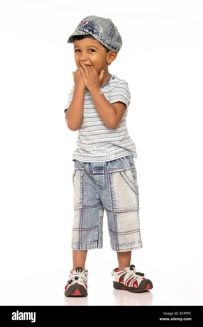 Kids standing smiling Cut Out Stock Images & Pictures - Alamy