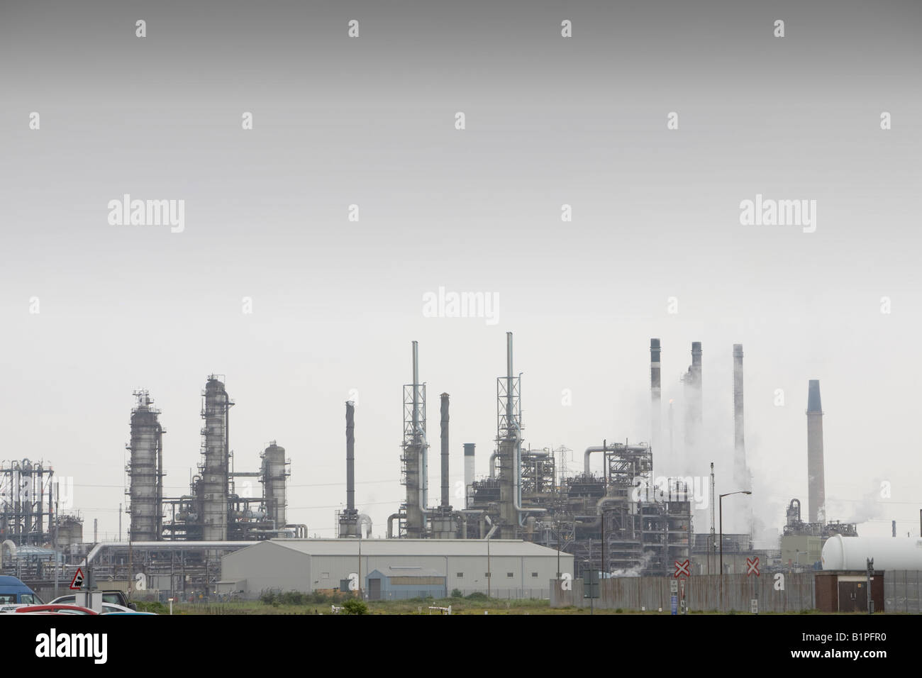 A petro chemical plant on Teeside UK Stock Photo - Alamy