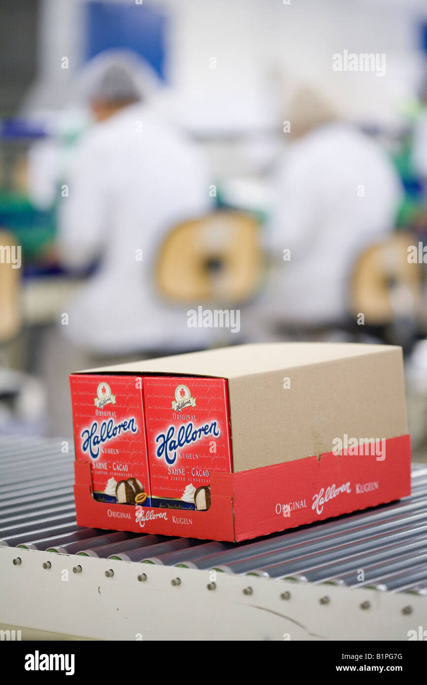Halloren Schokoladenfabrik AG Halloren Chocolate Factory production of ...