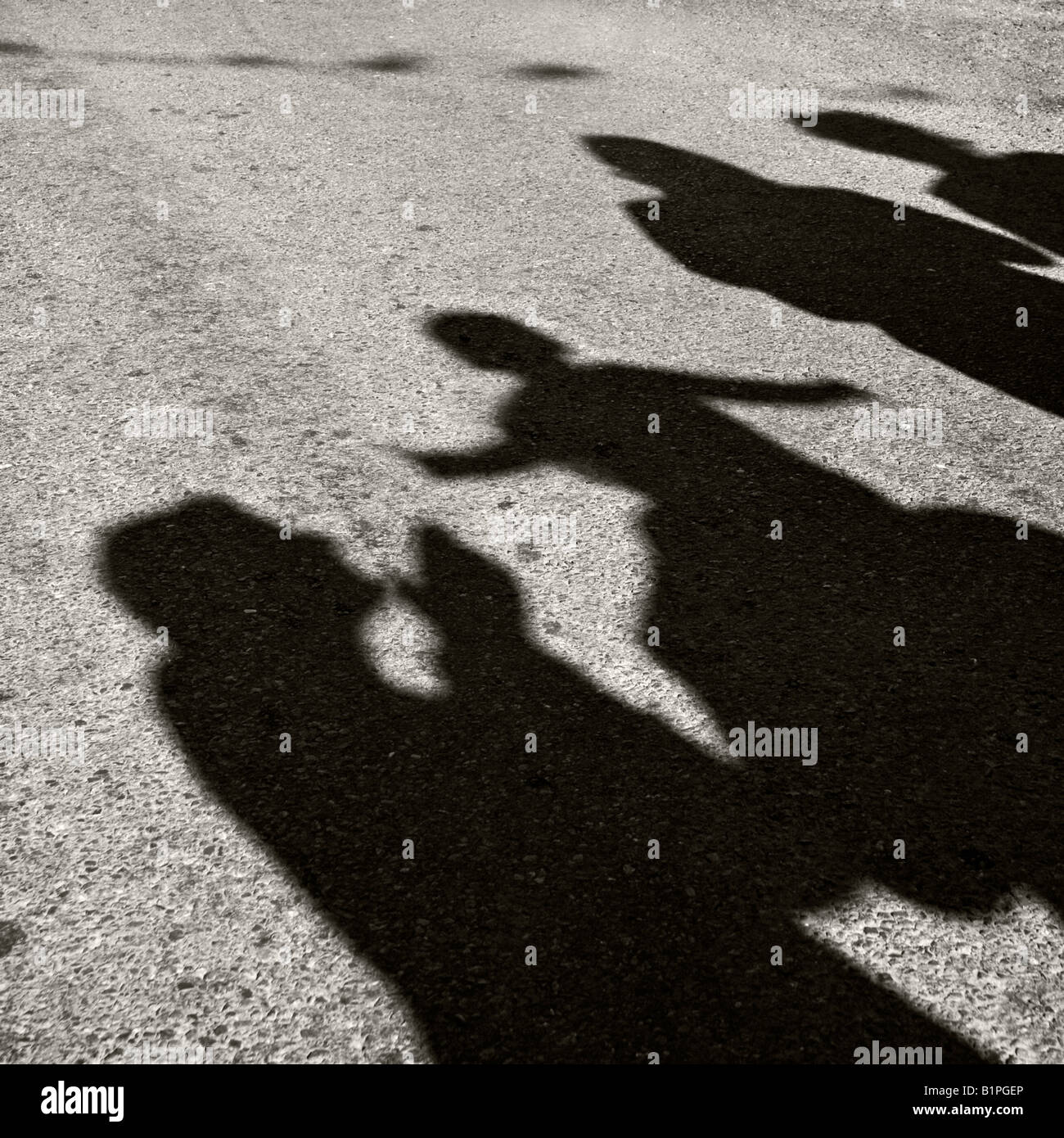 Shadows on carnival day Stock Photo - Alamy