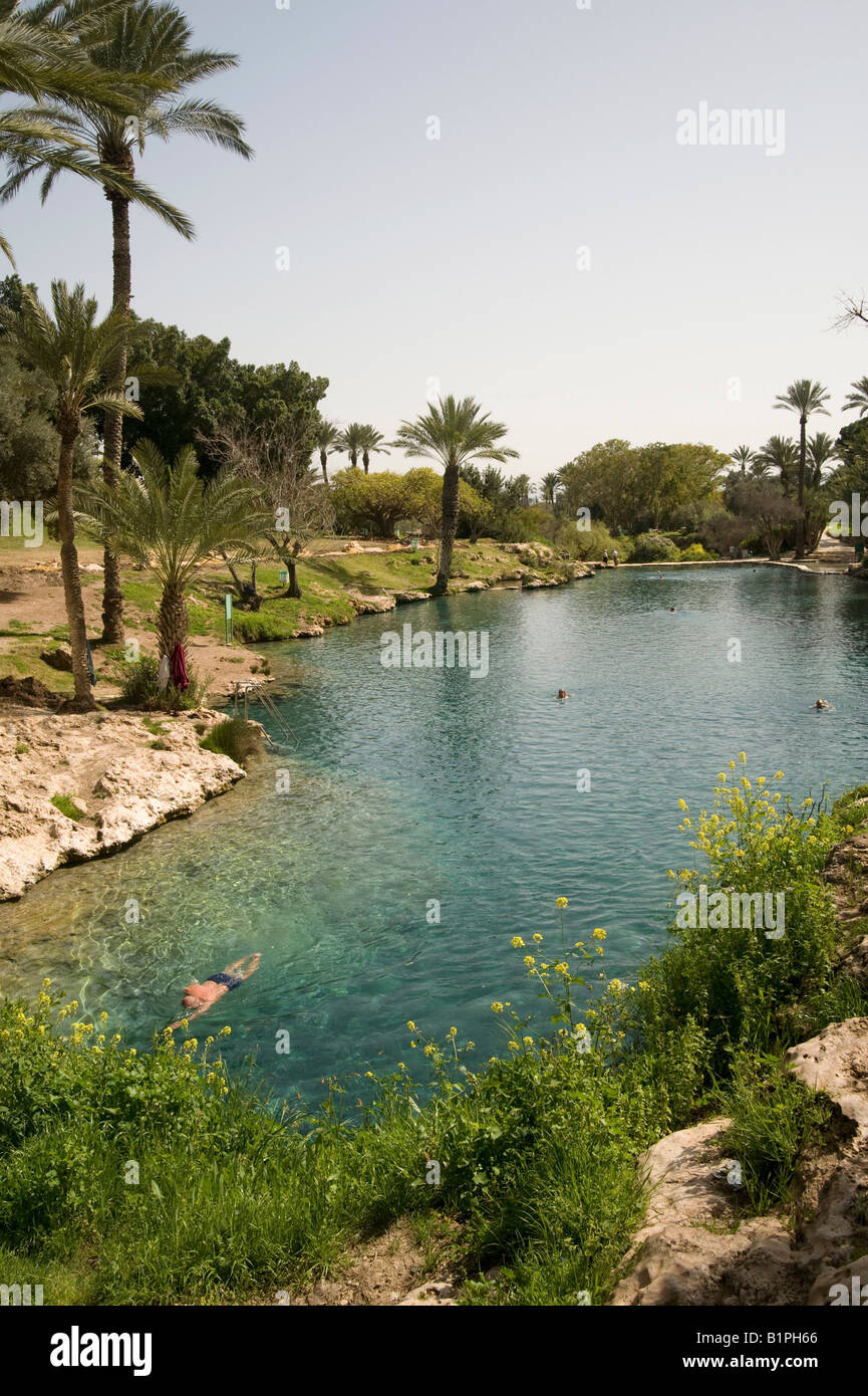 Israel Jezreel Valley Sachne aka Gan Hashlosha national park is a ...