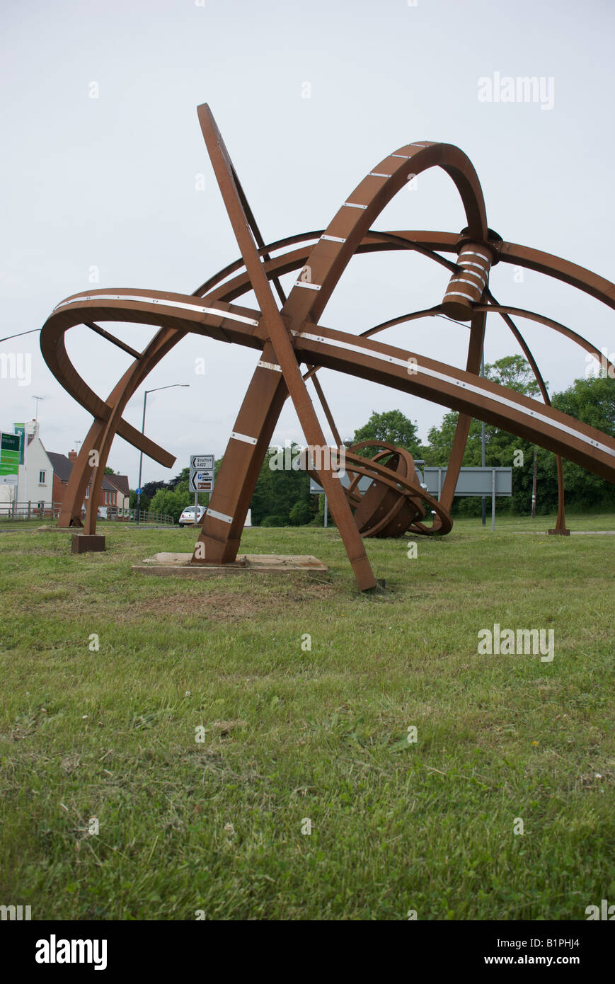 armillary sculpture on the outskirts of Stratford upon Avon in ...