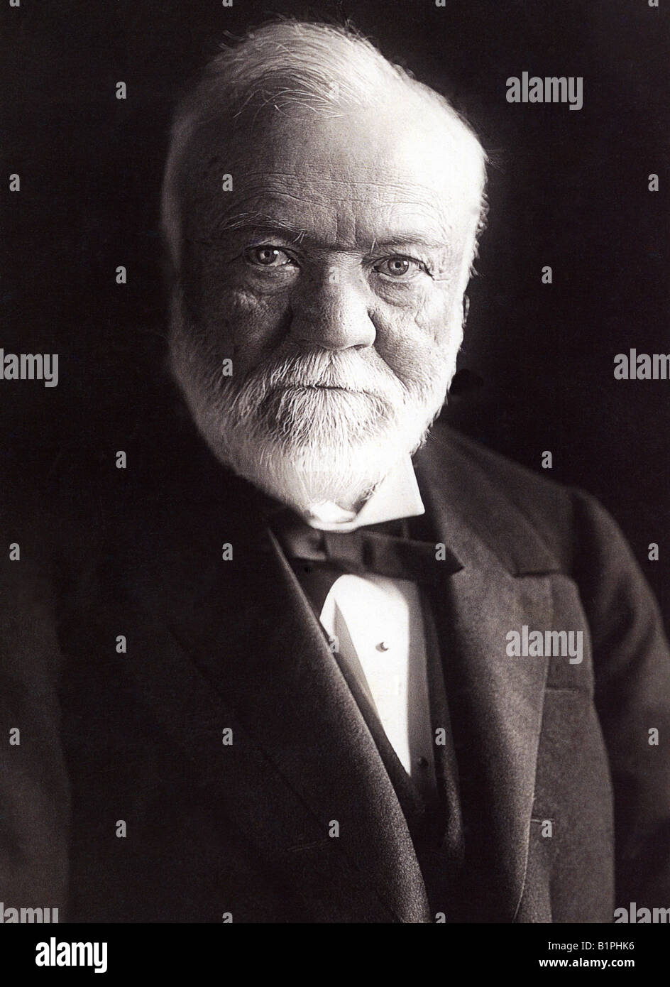 ANDREW CARNEGIE US industrialist and philanthropist about 1905 Stock ...
