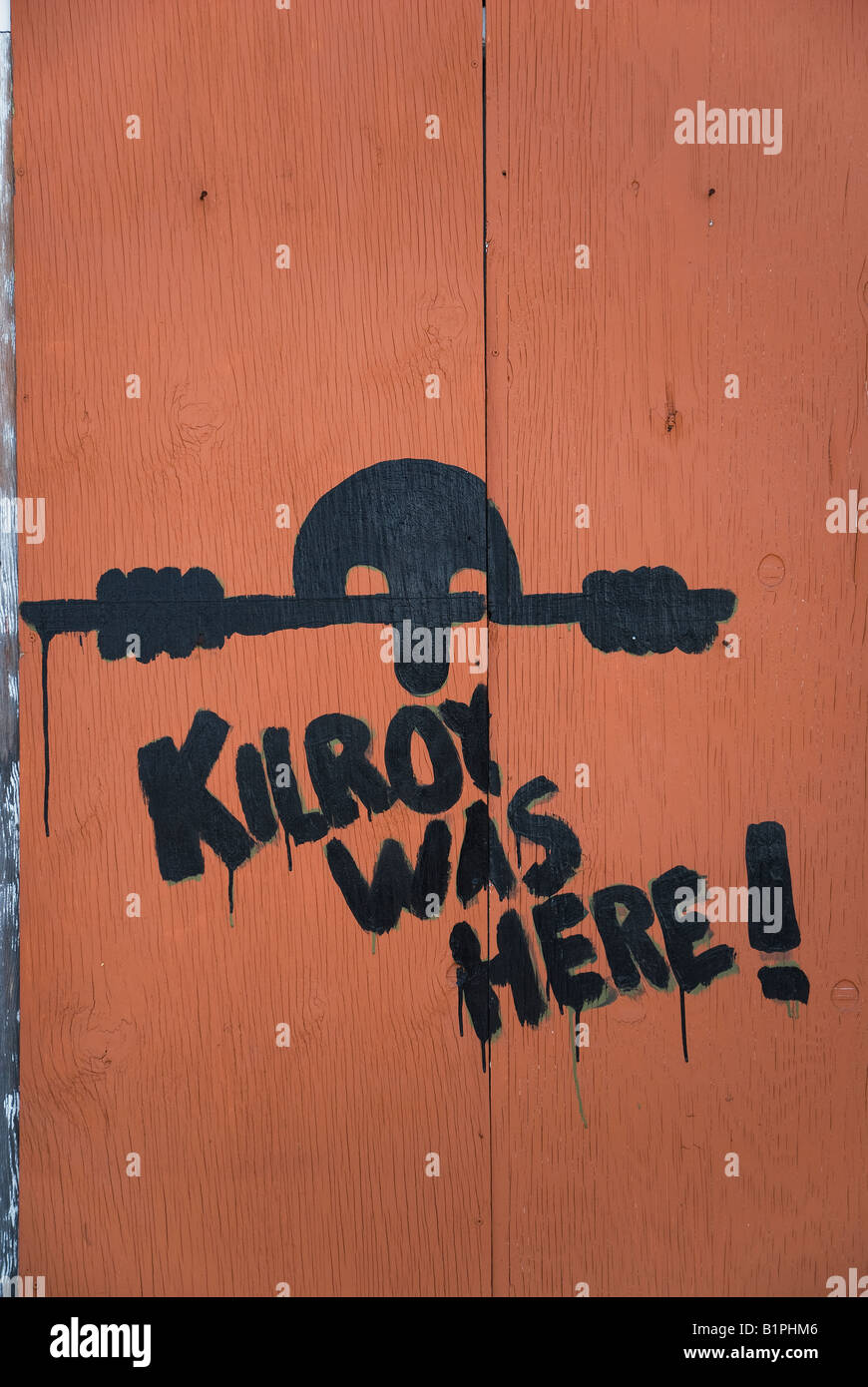 Kilroy was here hi-res stock photography and images - Alamy
