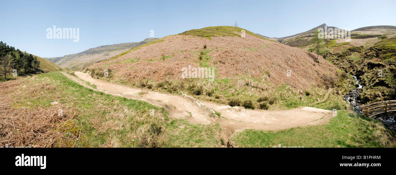 the pennine way grindsbrook edale peak district national park ...