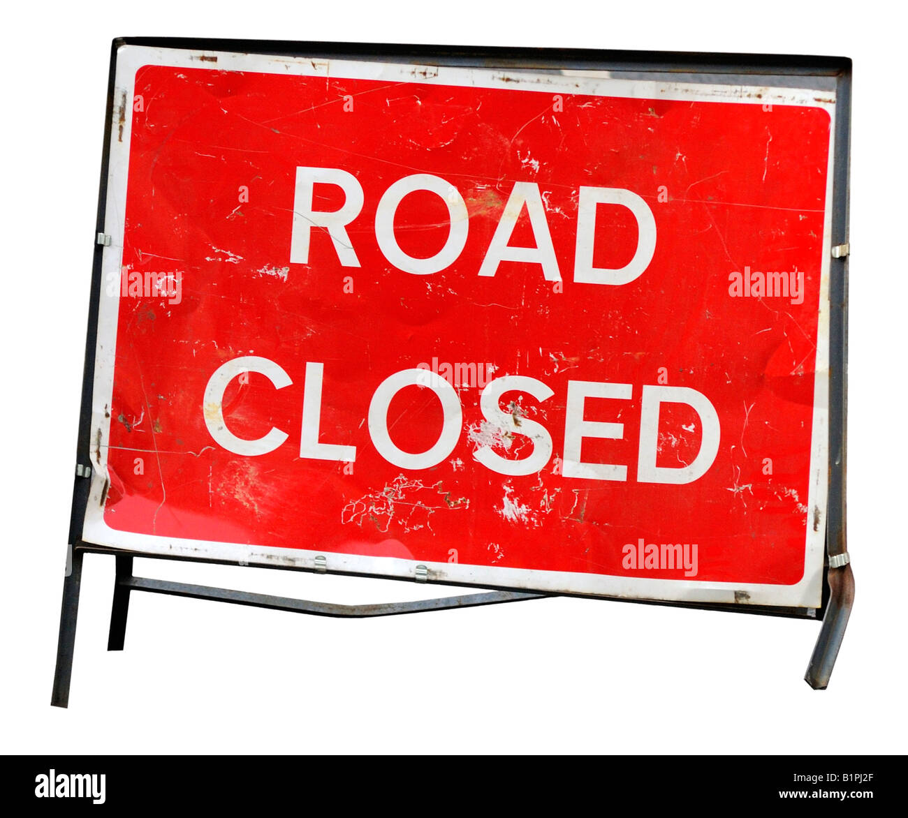 Road Closed Sign Stock Photo - Alamy