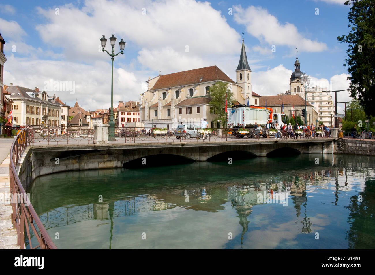 medieval Annecy haute savoie france on lake annecy Stock Photo - Alamy