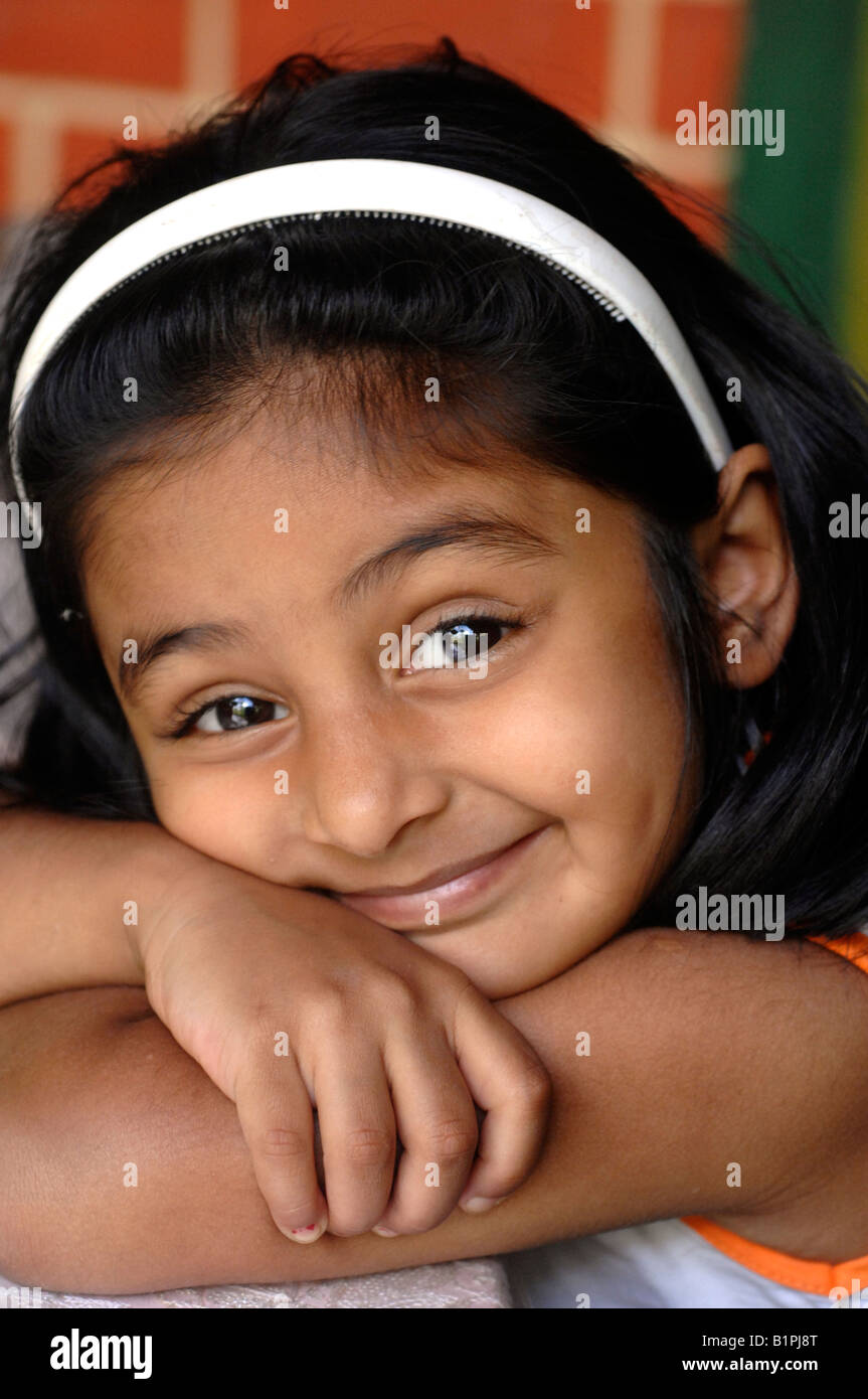 a smiling girl Stock Photo - Alamy