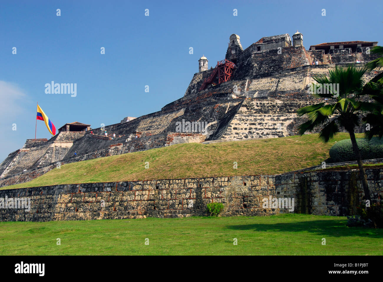 San Felipe Fort in Cartagena, Colombia Stock Photo - Alamy