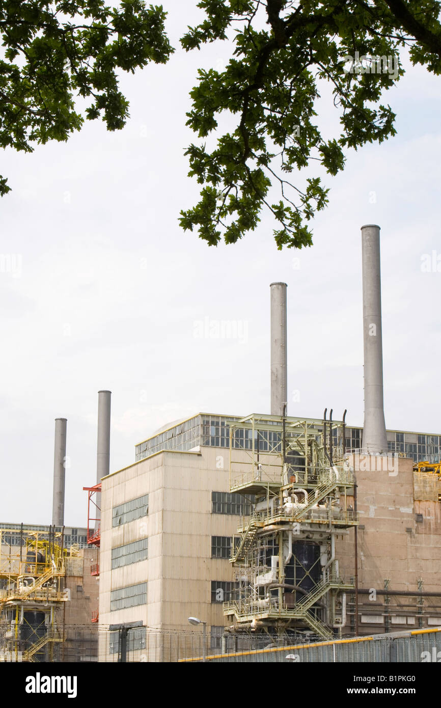 Chapelcross nuclear power station near Annan Scotland UK being ...