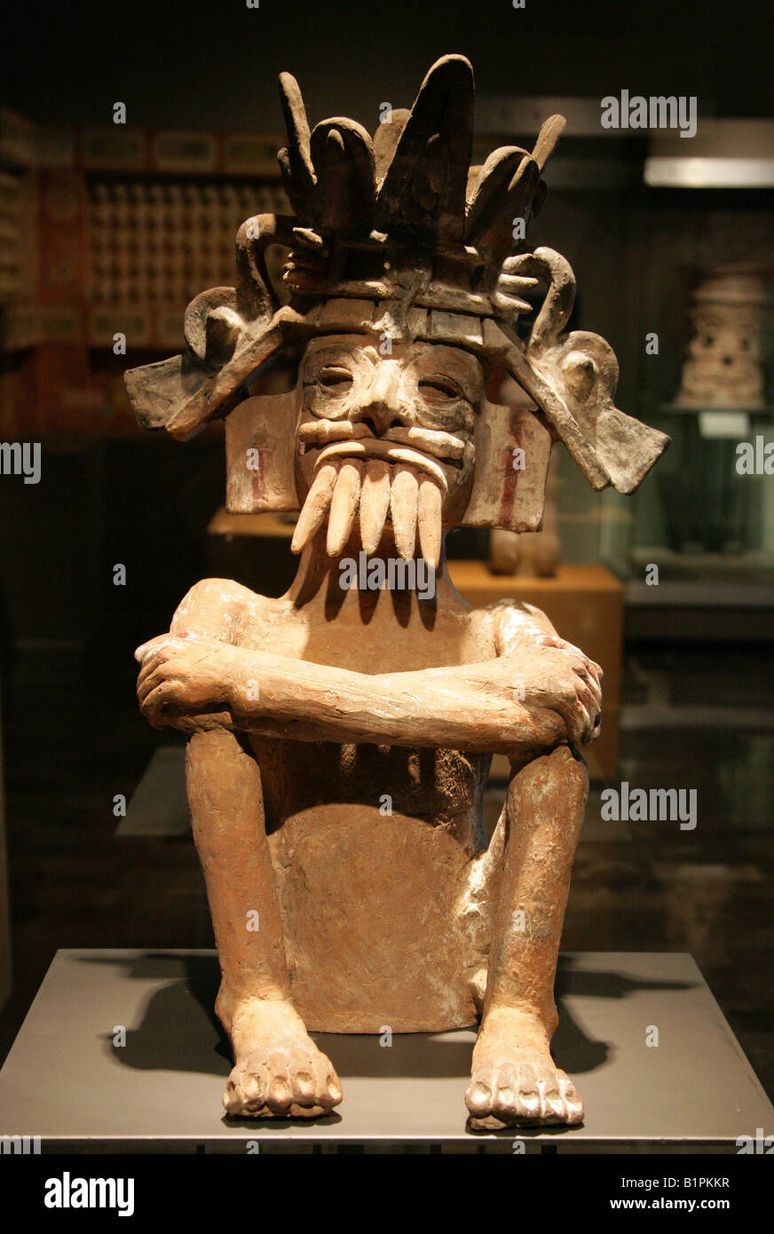 Tlaloc Aztec God Statue