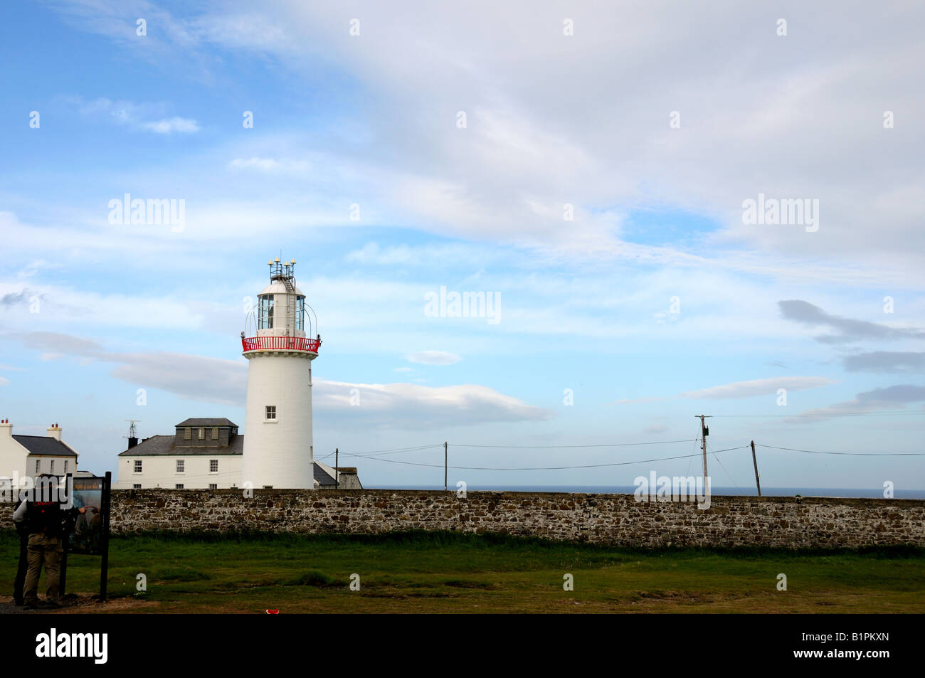 Lighthouse at the loophead. County Clare, Ireland Stock Photo - Alamy