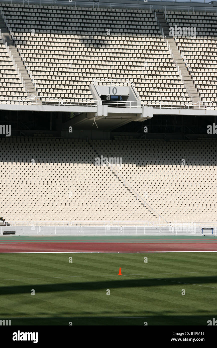 detail from athens olympic stadium filed and tiers gate ten Stock Photo ...