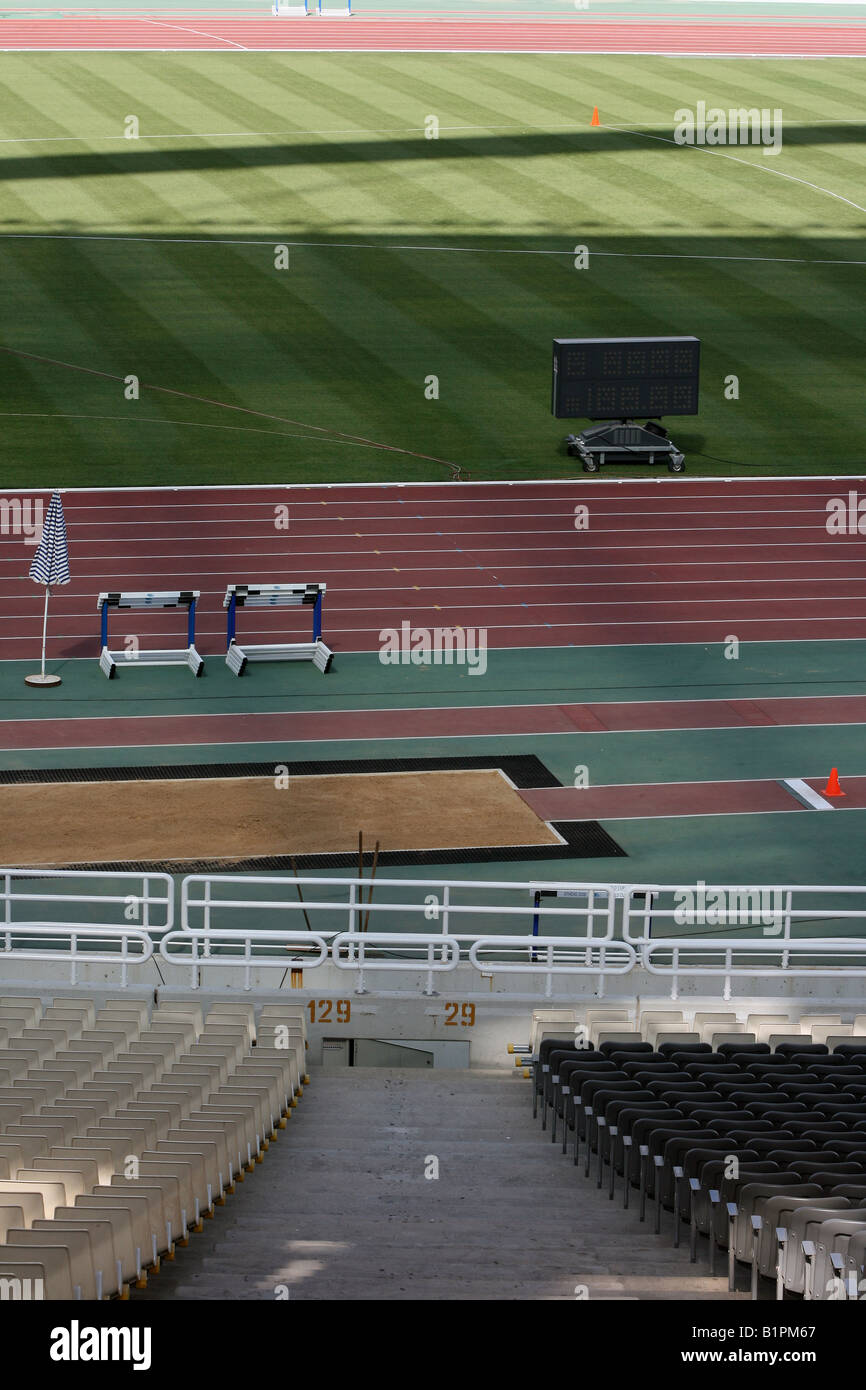 detail from athens olympic stadium sports filed tiers and matrix ...