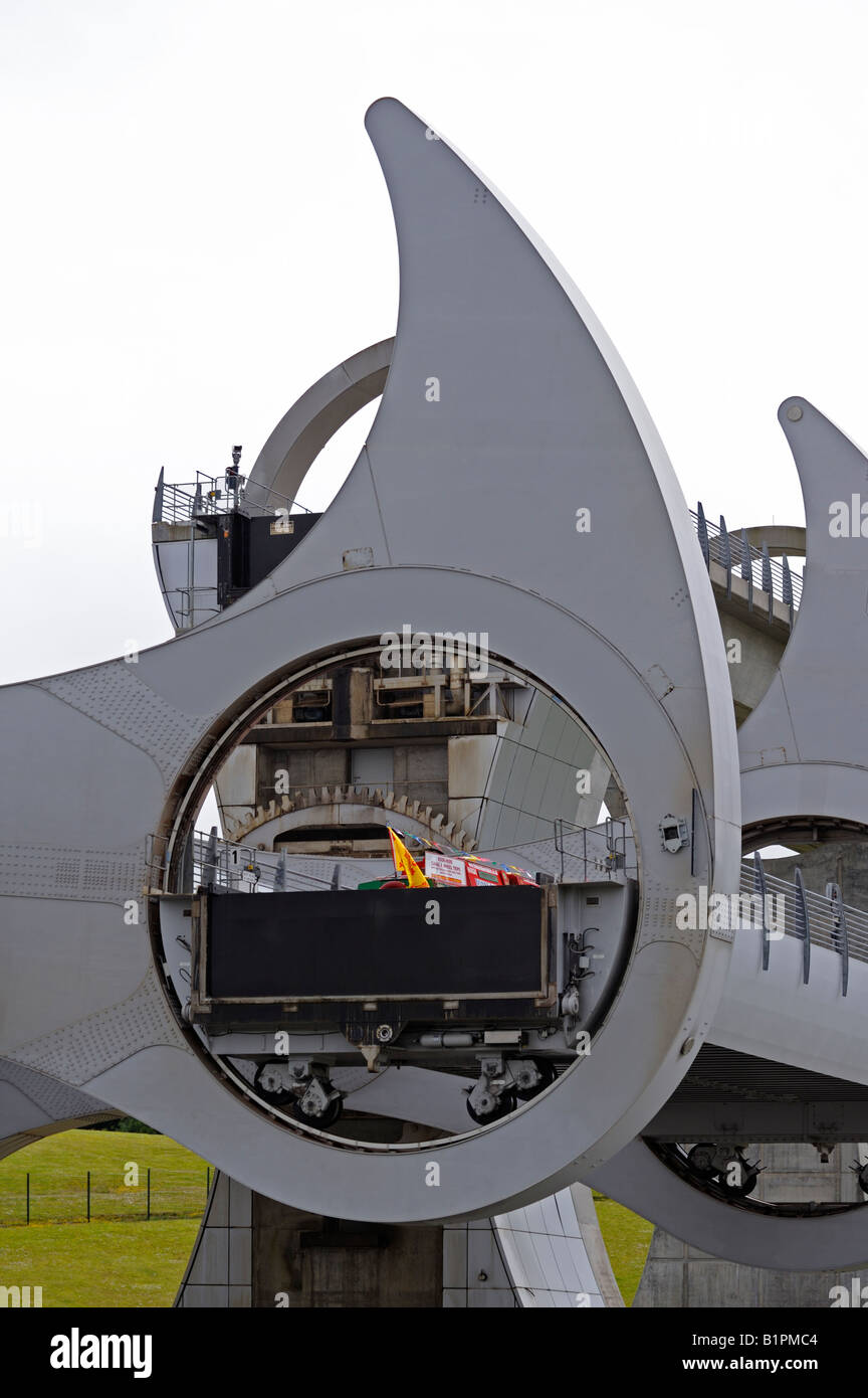 The Falkirk Wheel, Forth and Clyde Canal and Union Canal, Falkirk ...