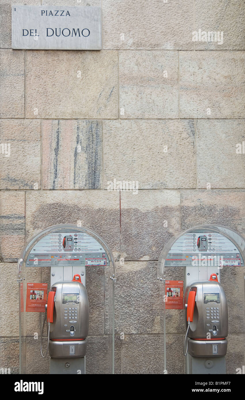 Public telephones on wall hi-res stock photography and images - Alamy