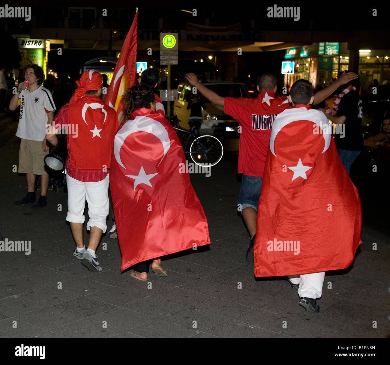 Turkish football fans hi-res stock photography and images - Alamy