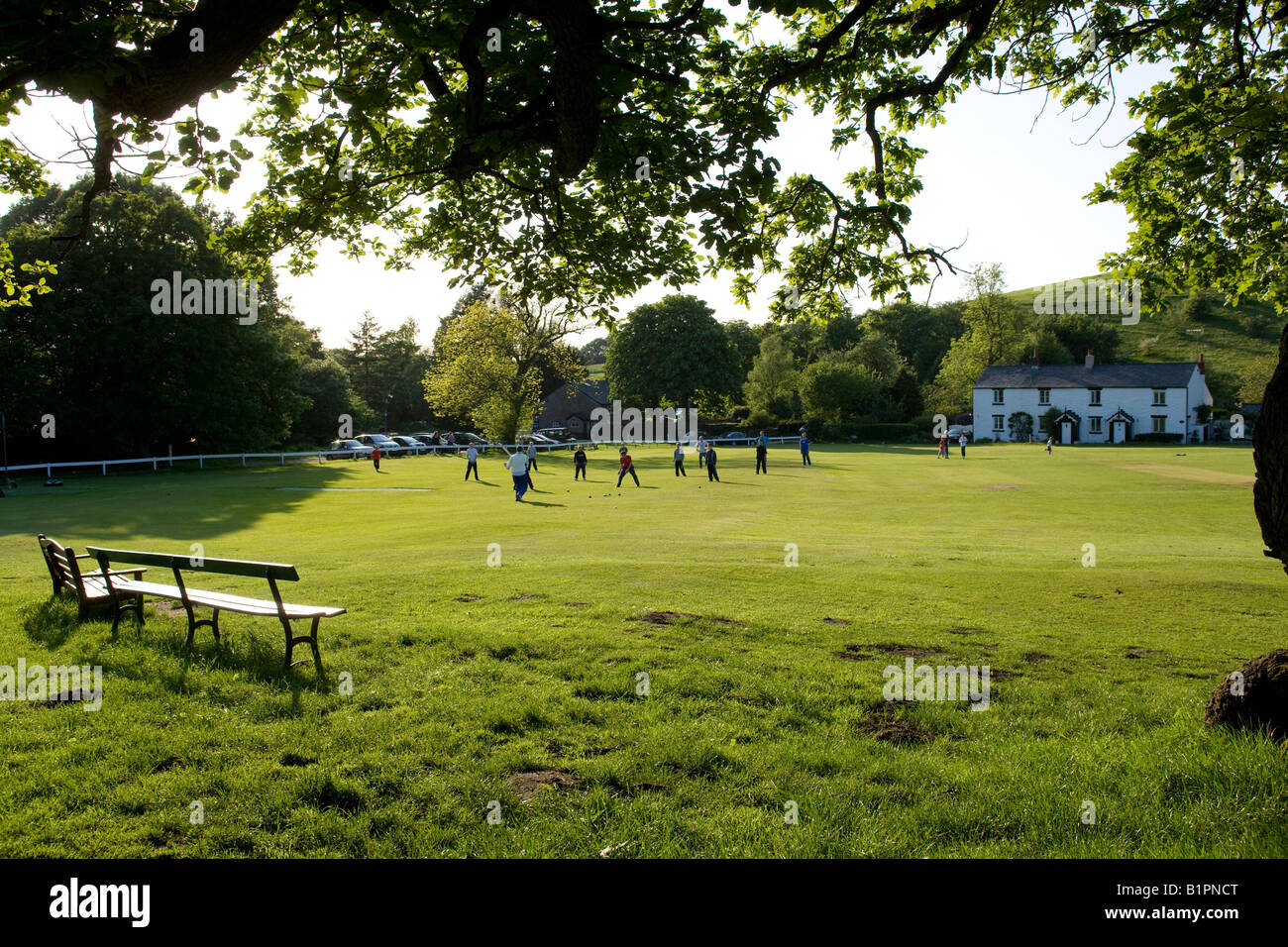 White Coppice cricket ground. Lancashire, UK Stock Photo - Alamy
