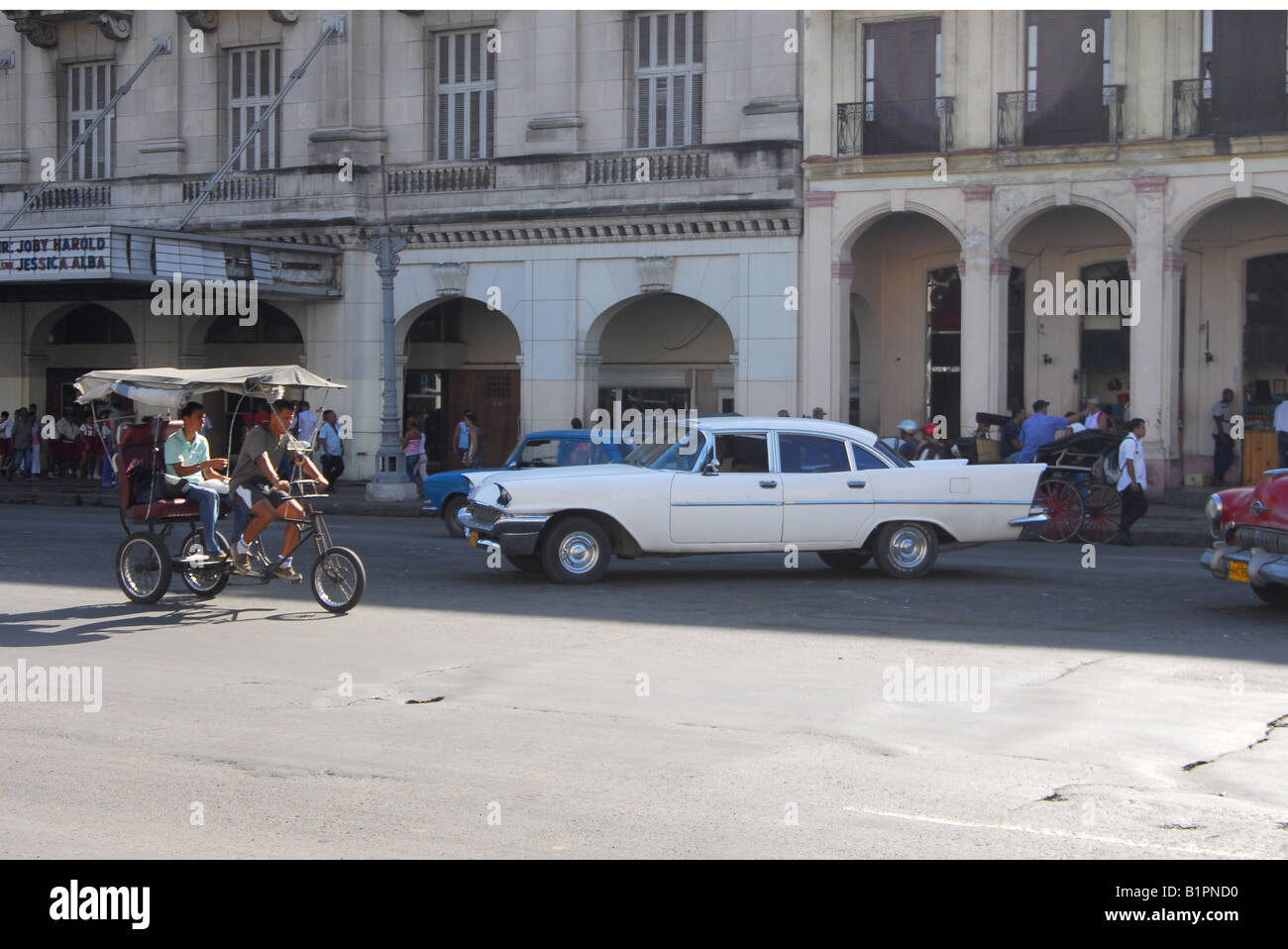 DeSoto - American classic car in front of Spanish colonial style ...