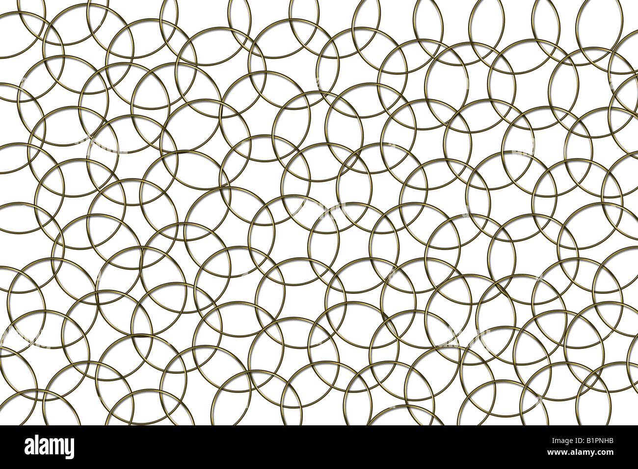 Abstract golden rings texture Stock Photo - Alamy