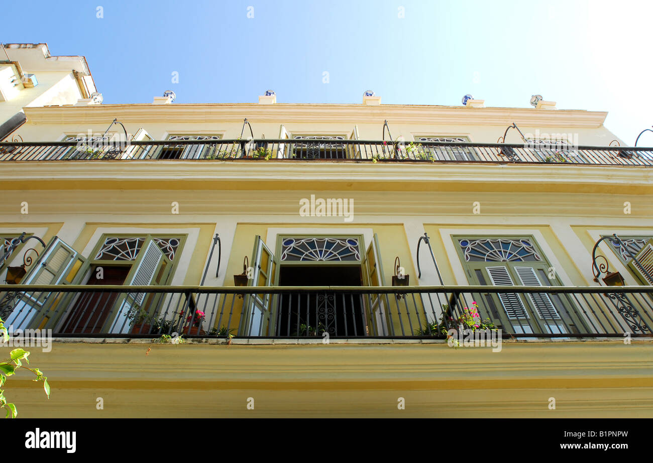 spanish colonial balcony Havana Cuba Stock Photo - Alamy