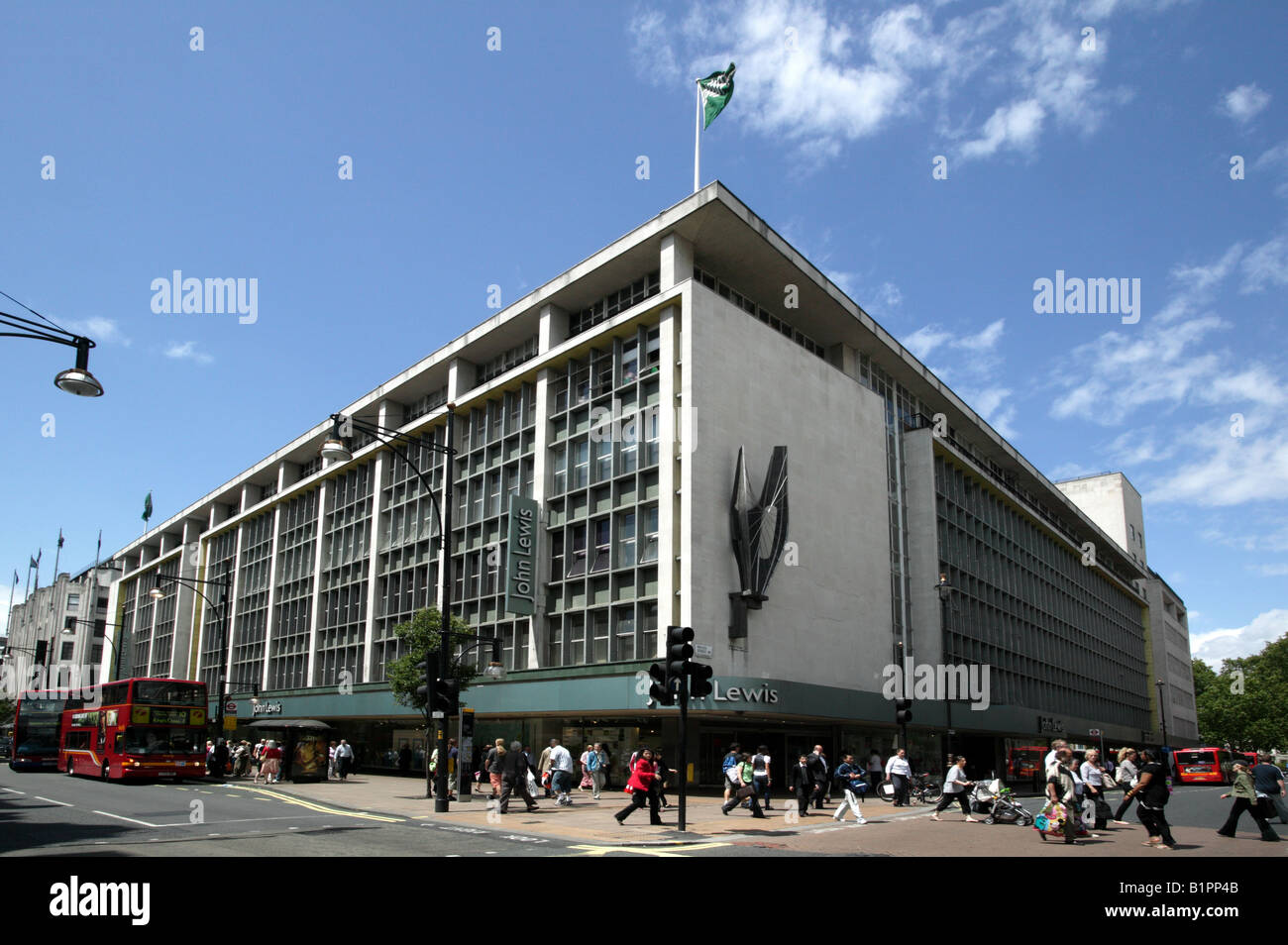 John Lewis flagship department store on Oxford Street, London Stock ...