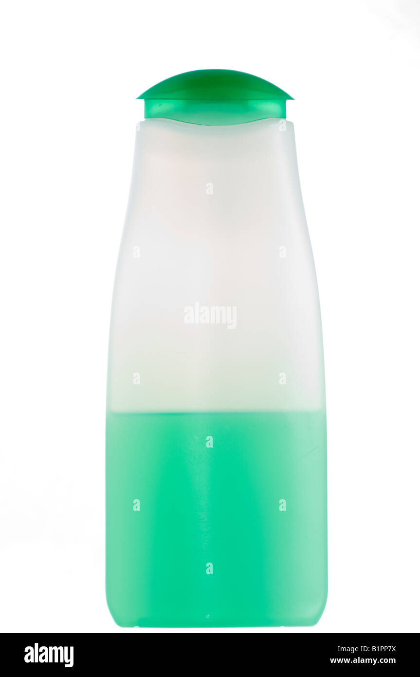 half empty plastic hair shampoo bottle Stock Photo - Alamy