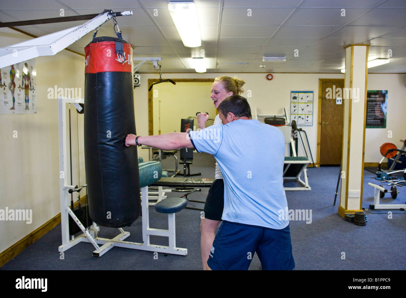 Girl punchbag hi-res stock photography and images - Alamy