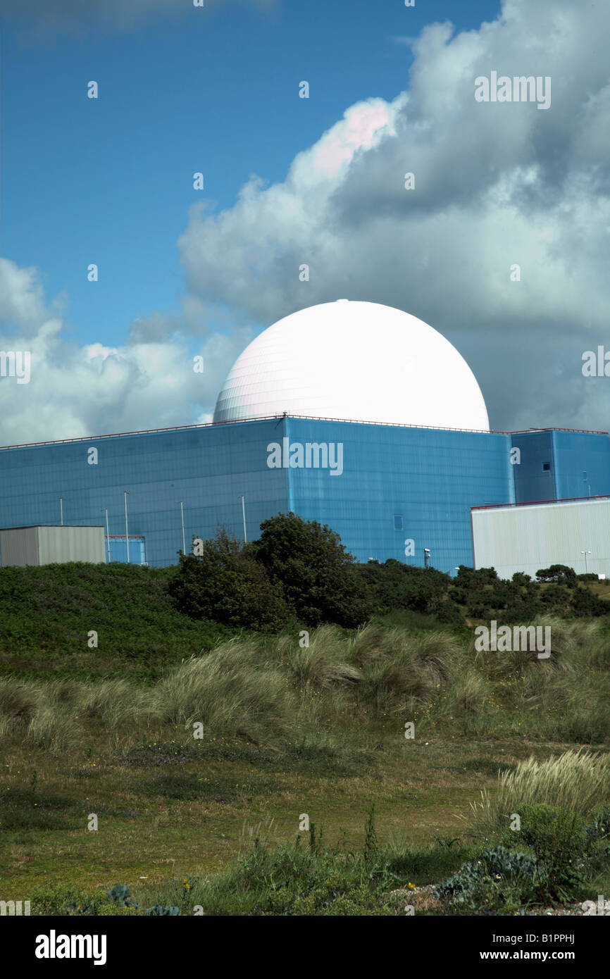 Dome of Sizewell B nuclear power station Suffolk, England Stock Photo ...