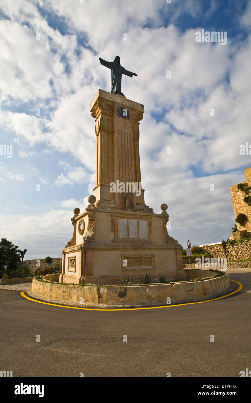 Monument on Monte Toro Menorca Minorca Stock Photo - Alamy