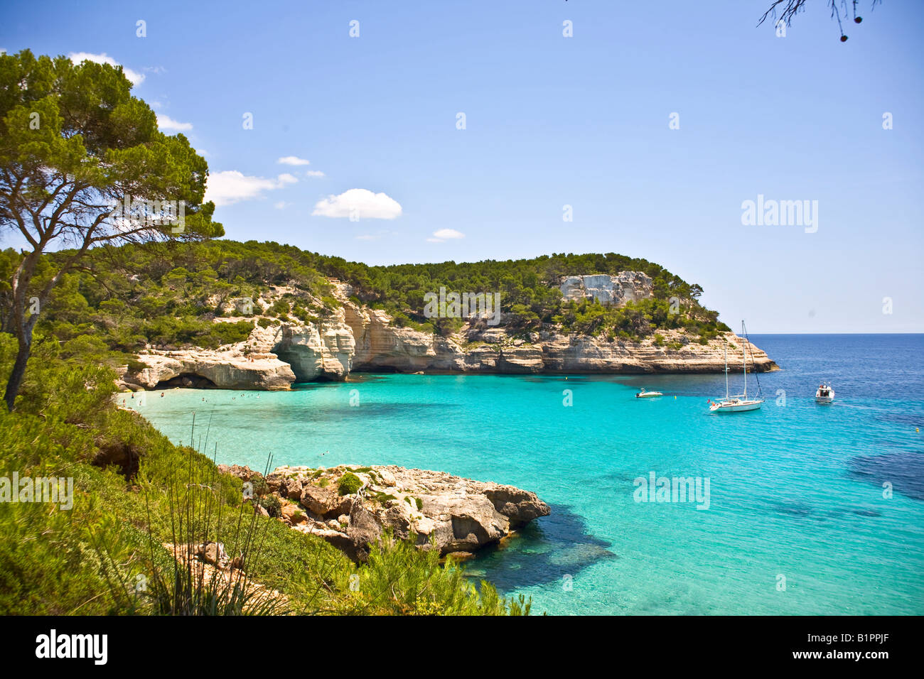 Cala mitjana beach hi-res stock photography and images - Alamy