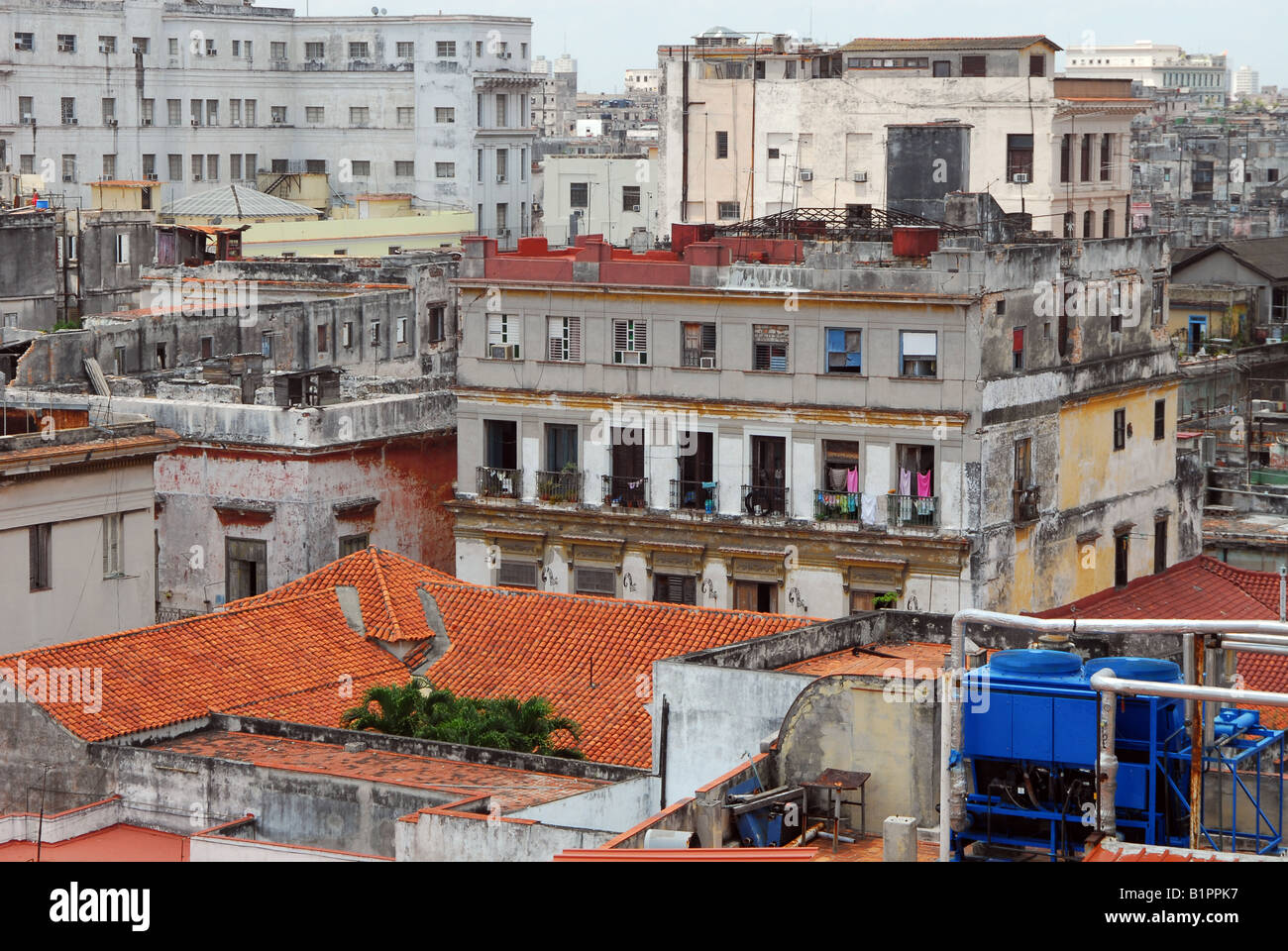 Havana, Cuba. Rooftops and buildings of the city skyline Stock Photo ...