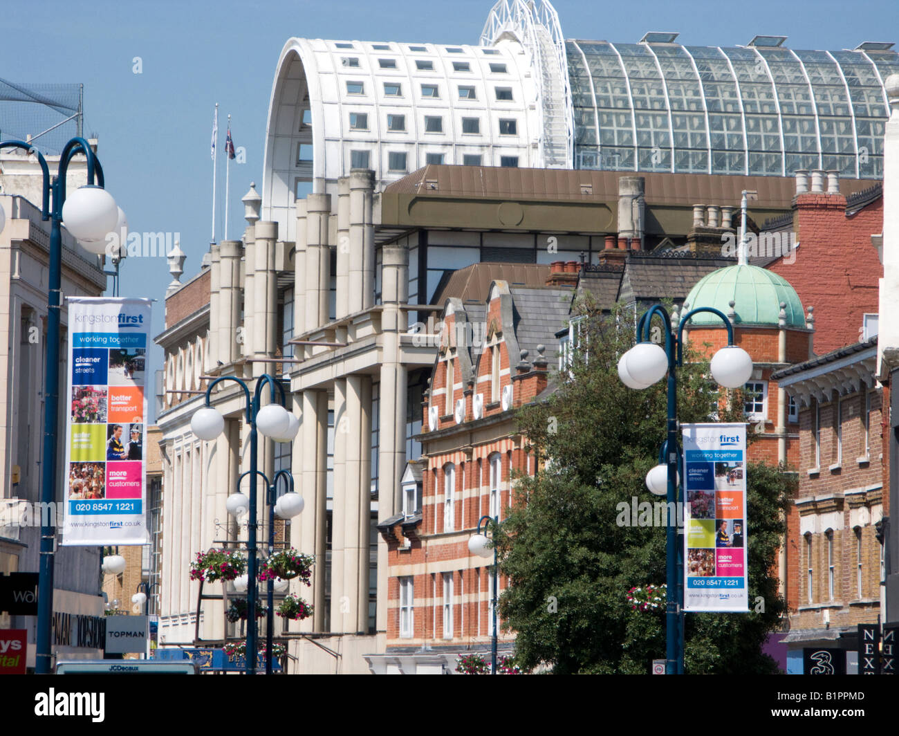 Kingston Town Centre, Surrey, England Stock Photo - Alamy