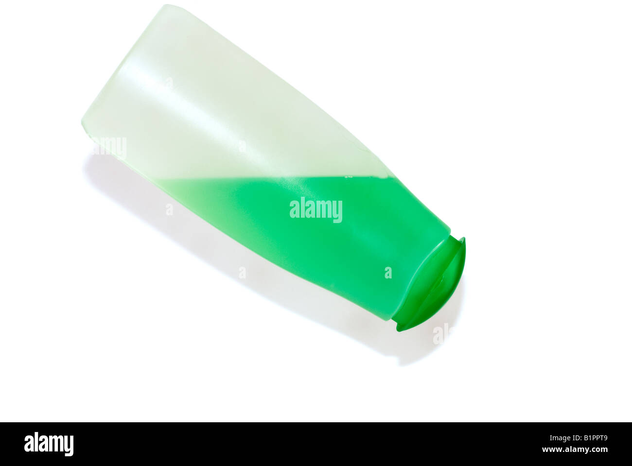 Half empty plastic shampoo bottle hi-res stock photography and images ...