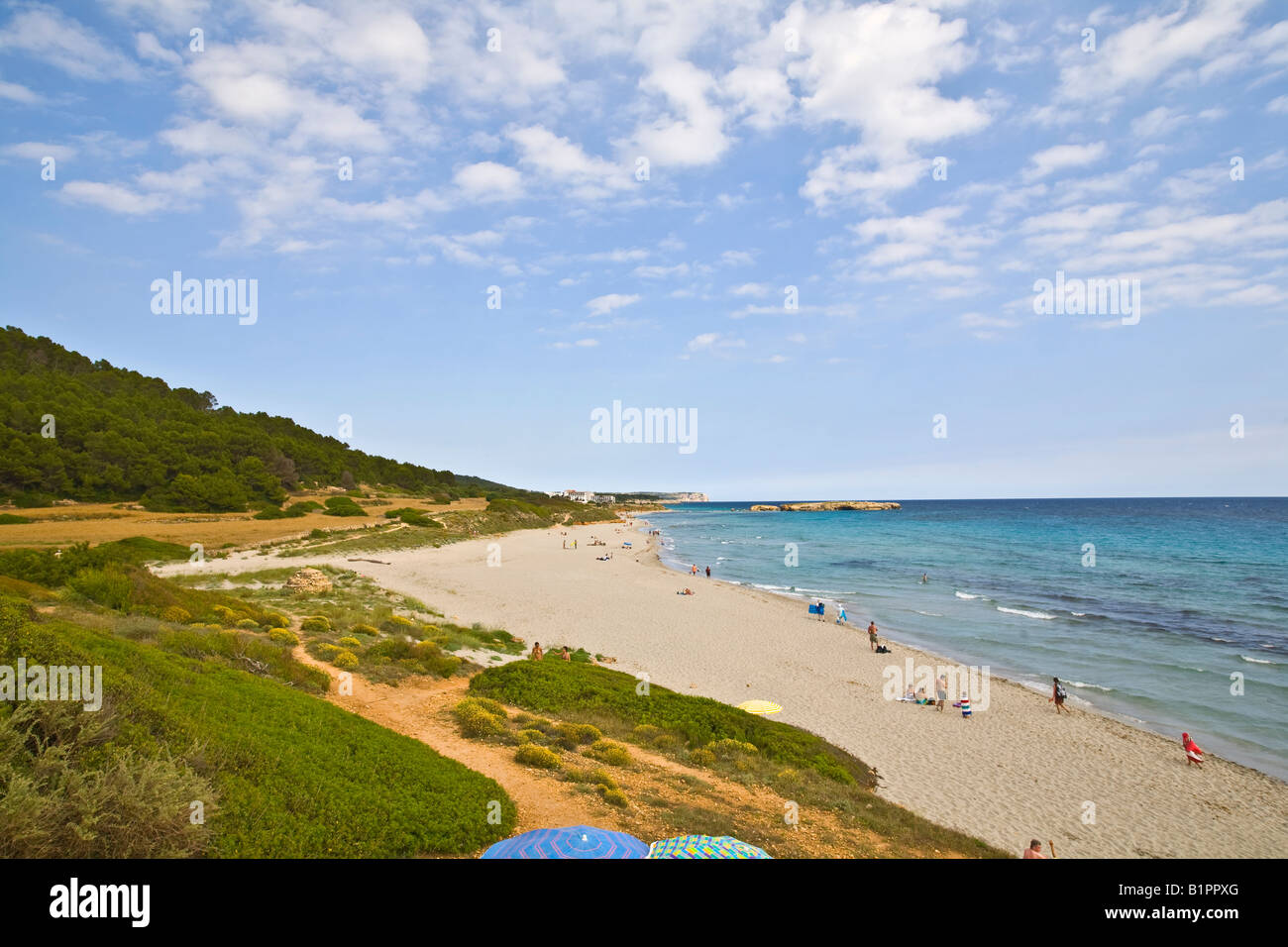 Binigaus Beach Menorca Minorca Stock Photo - Alamy