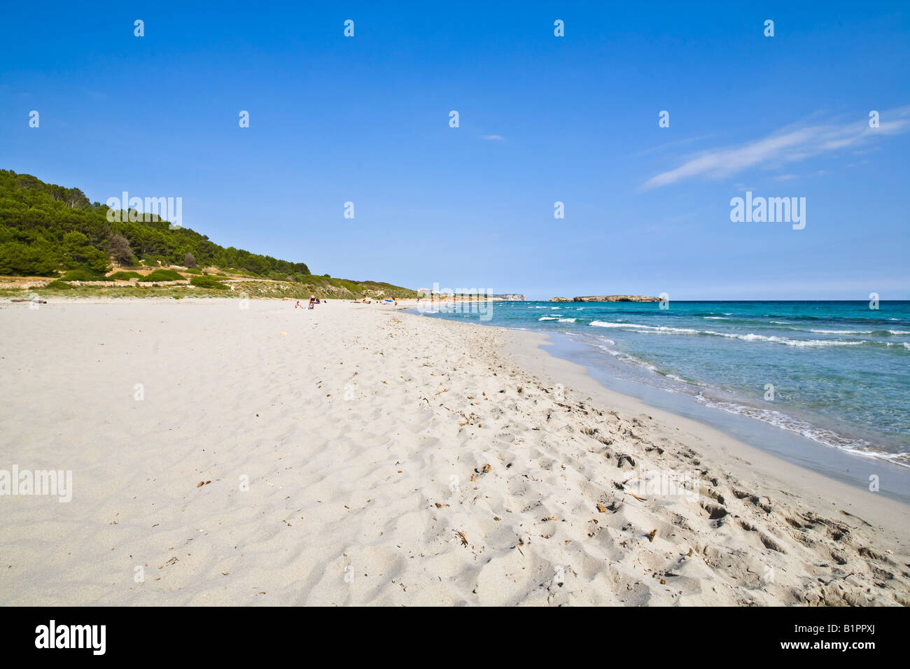 Binigaus Beach Menorca Minorca Stock Photo - Alamy