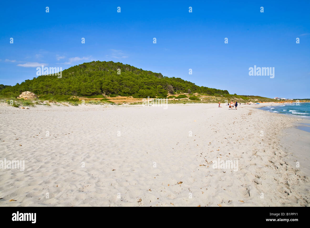 Binigaus Beach Menorca Minorca Stock Photo - Alamy