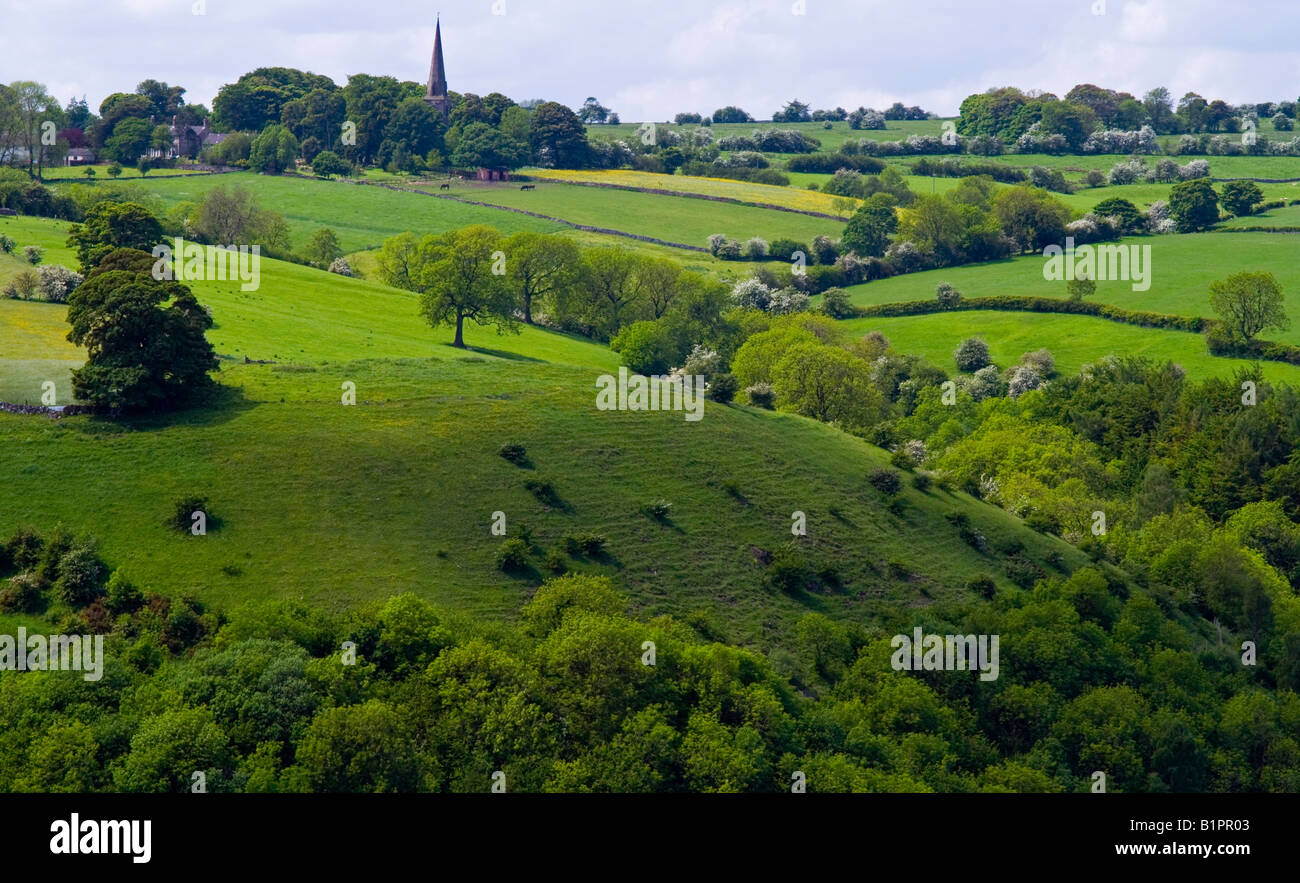 View looking over the Manifold Valley from the summit of the Thor's ...