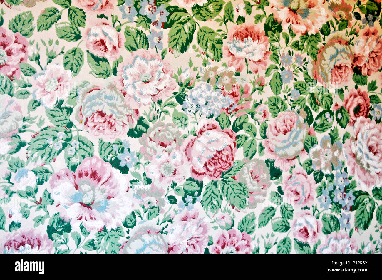 Wallpaper flowers hi-res stock photography and images - Alamy
