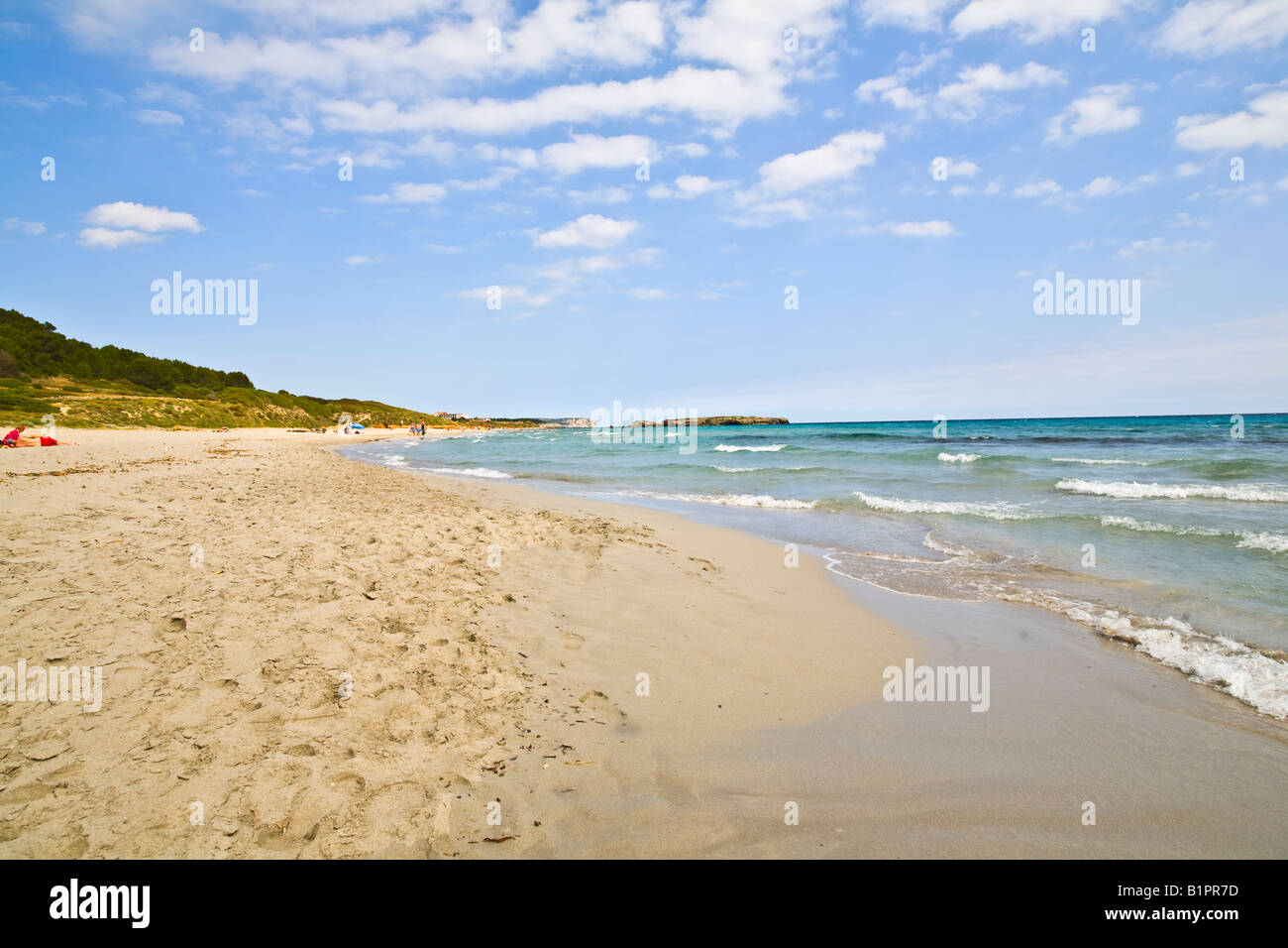 Binigaus Beach Menorca Minorca Stock Photo - Alamy