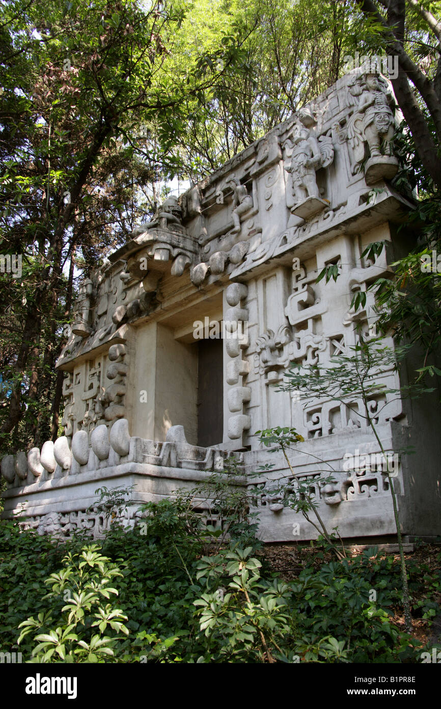 A Reconstruction of the Mayan Ruin, Edificio De Hochob, Campeche State ...