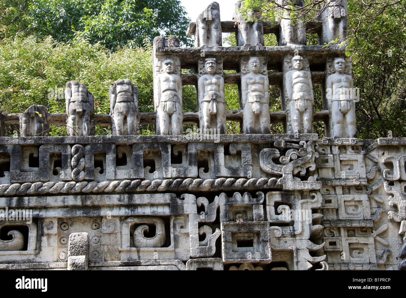 A Reconstruction of the Mayan Ruin, Edificio De Hochob, Campeche State ...