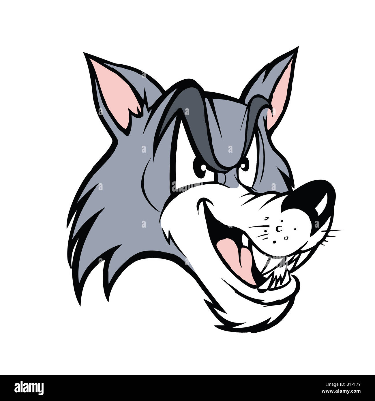 Wolf cartoon hi-res stock photography and images - Alamy