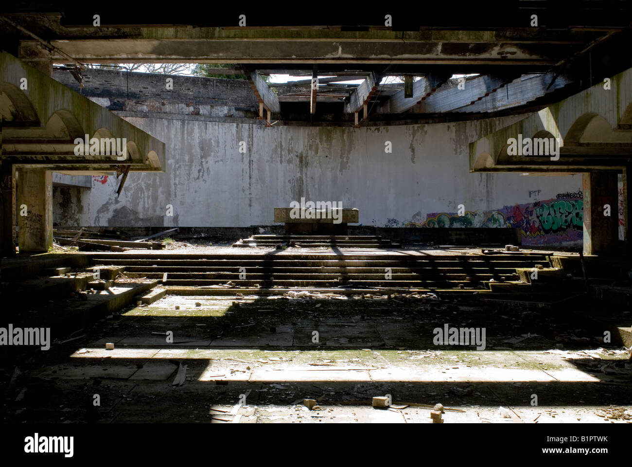 St. Peter's Seminary, Cardross, Scotland. Opened in 1966 the grade A ...