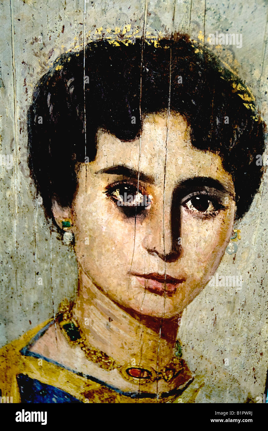 Roman portrait woman ancient painting hi-res stock photography and ...