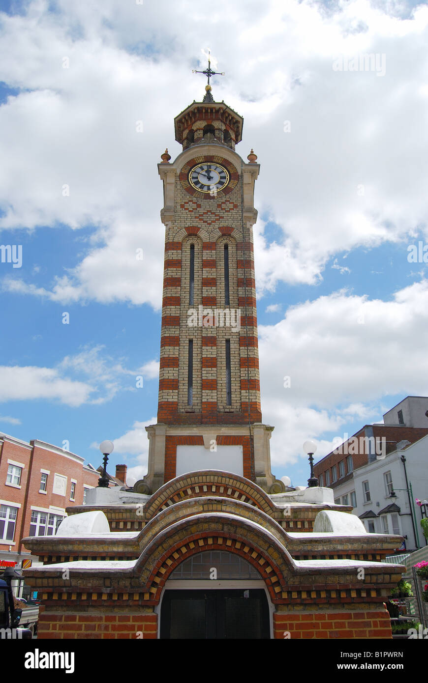 Clock tower epsom town centre hi-res stock photography and images - Alamy
