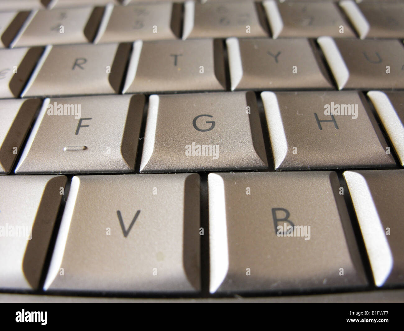Dusty computer keyboard Stock Photo - Alamy