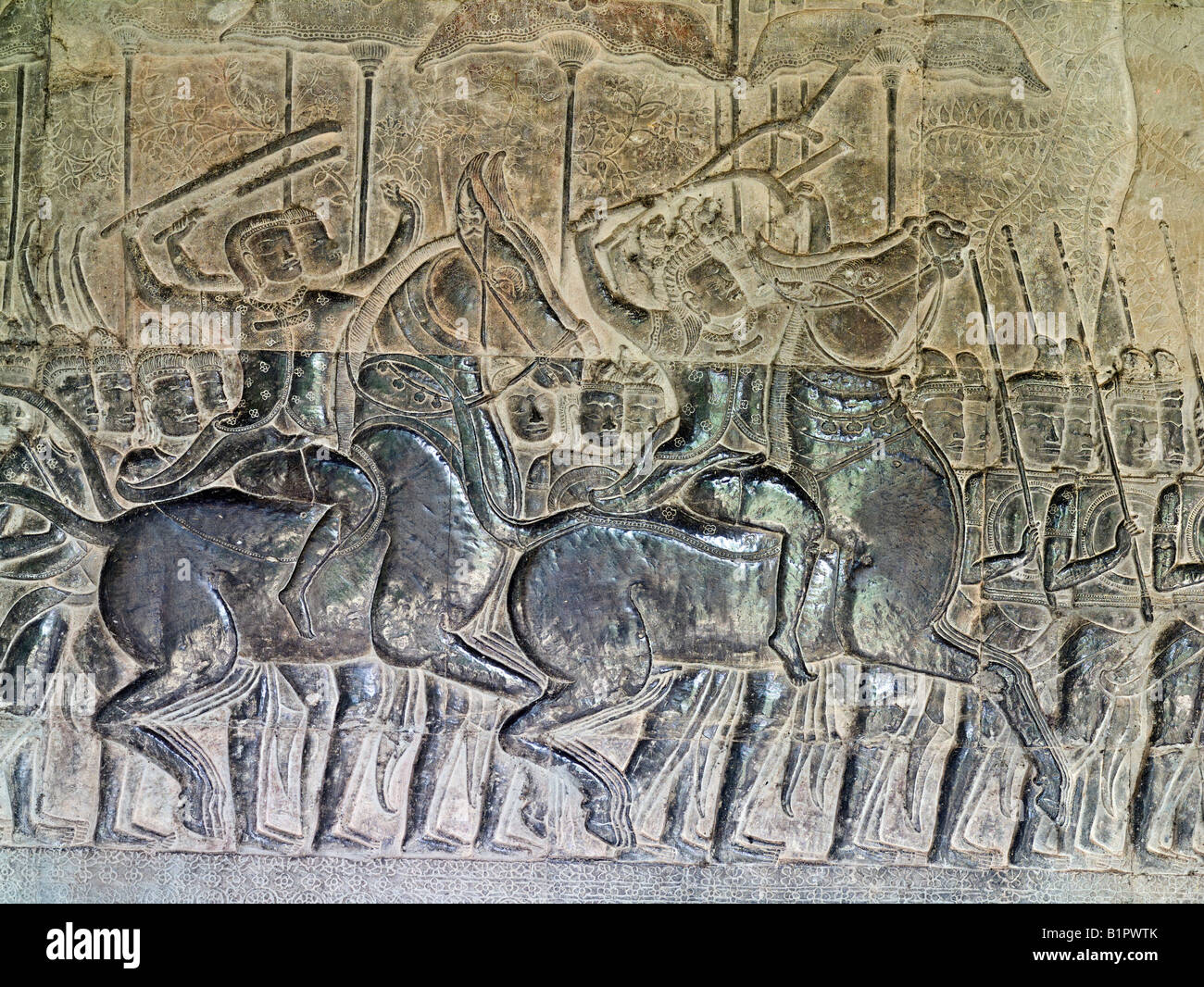 reliefs, Angkor Wat temple, Cambodia Stock Photo - Alamy